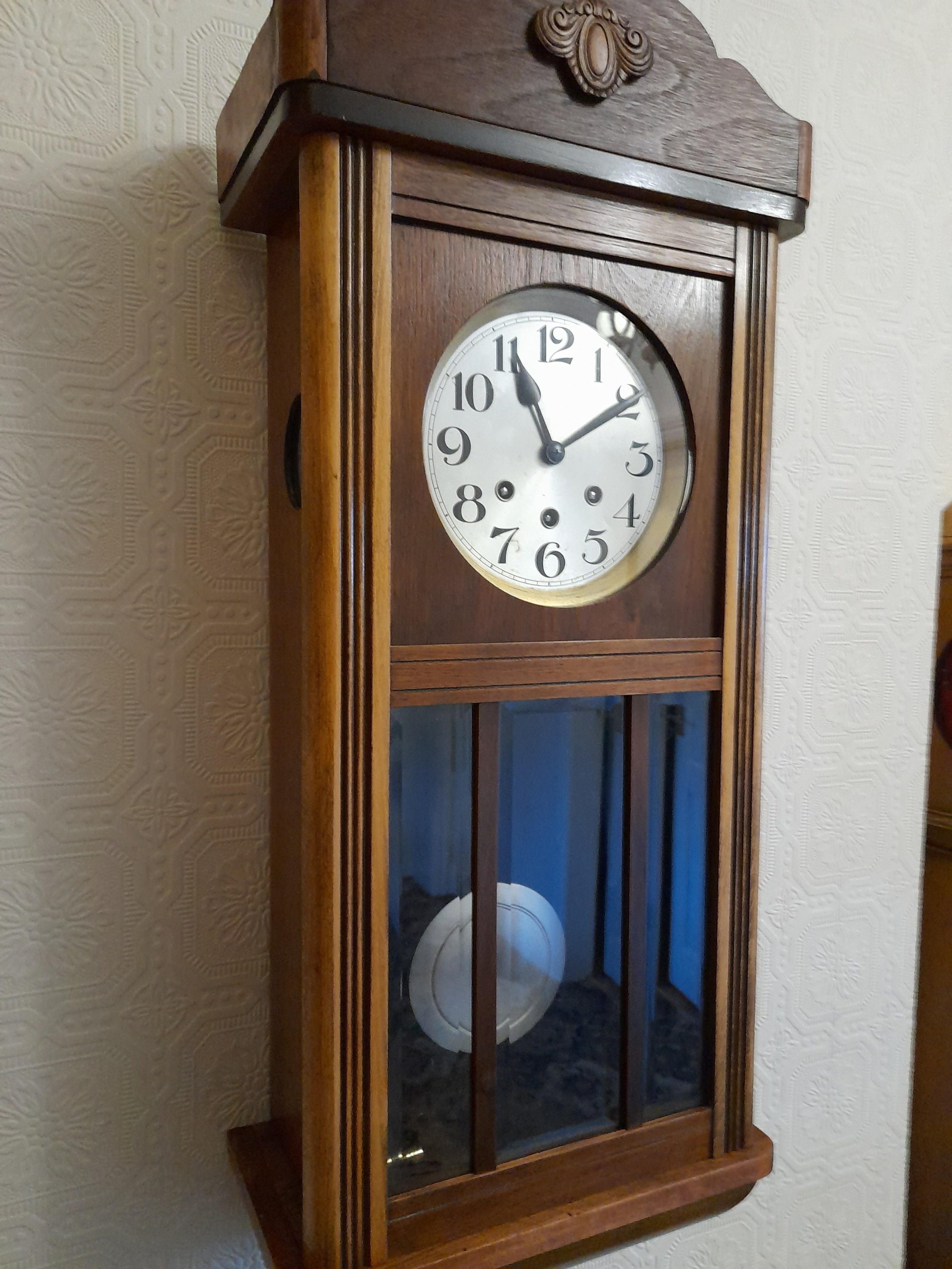 Arts And Crafts Westminster Chime Wall Clock