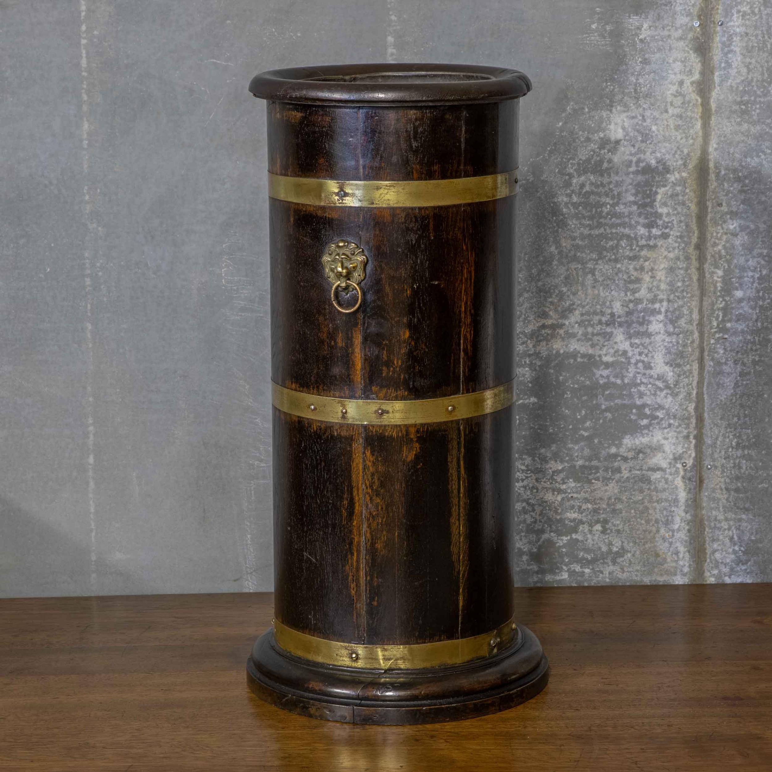 Edwardian Oak Stick Stand Edwardian Oak Stick Stand